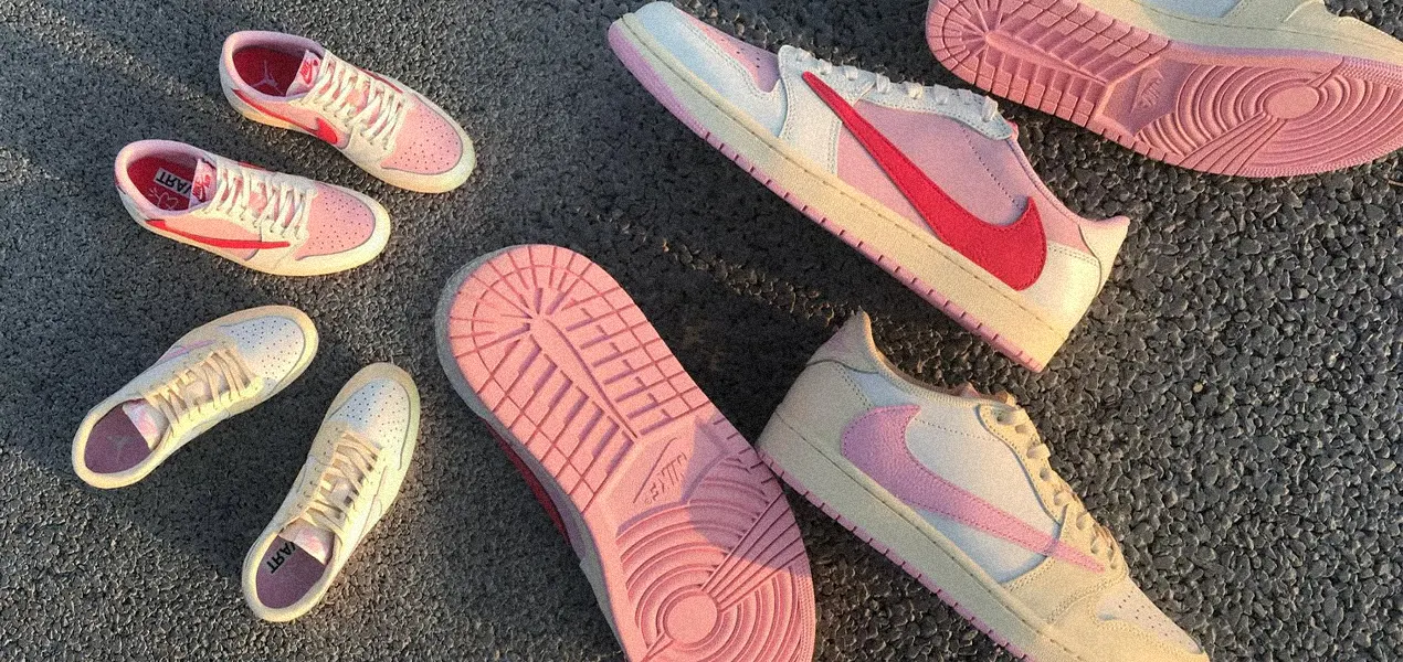 A Closer Look at Travis Scott x Air Jordan 1 Low “Pink Pack”