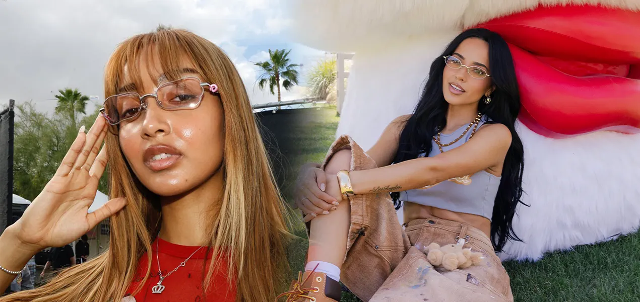 PinkPantheress and Becky G Preview Gentle Monster at Coachella